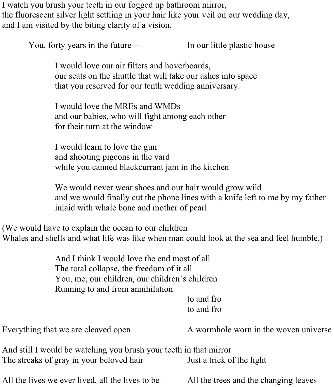 Sarah Chin – Stone Poetry Quarterly